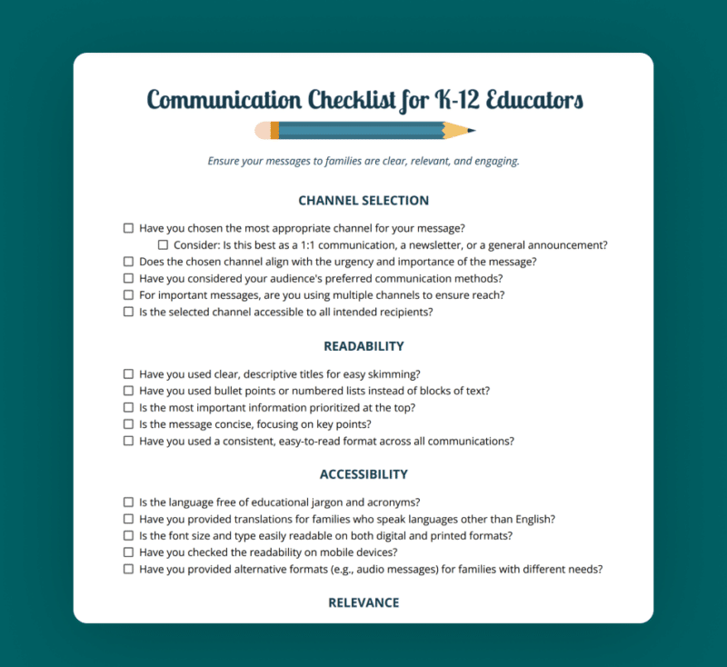 K-12 Success Through Strategic Family Communications