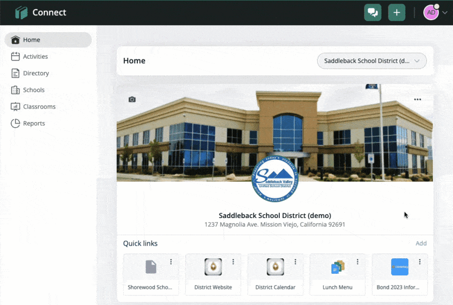 Send Smore Newsletters in SchoolStatus Connect