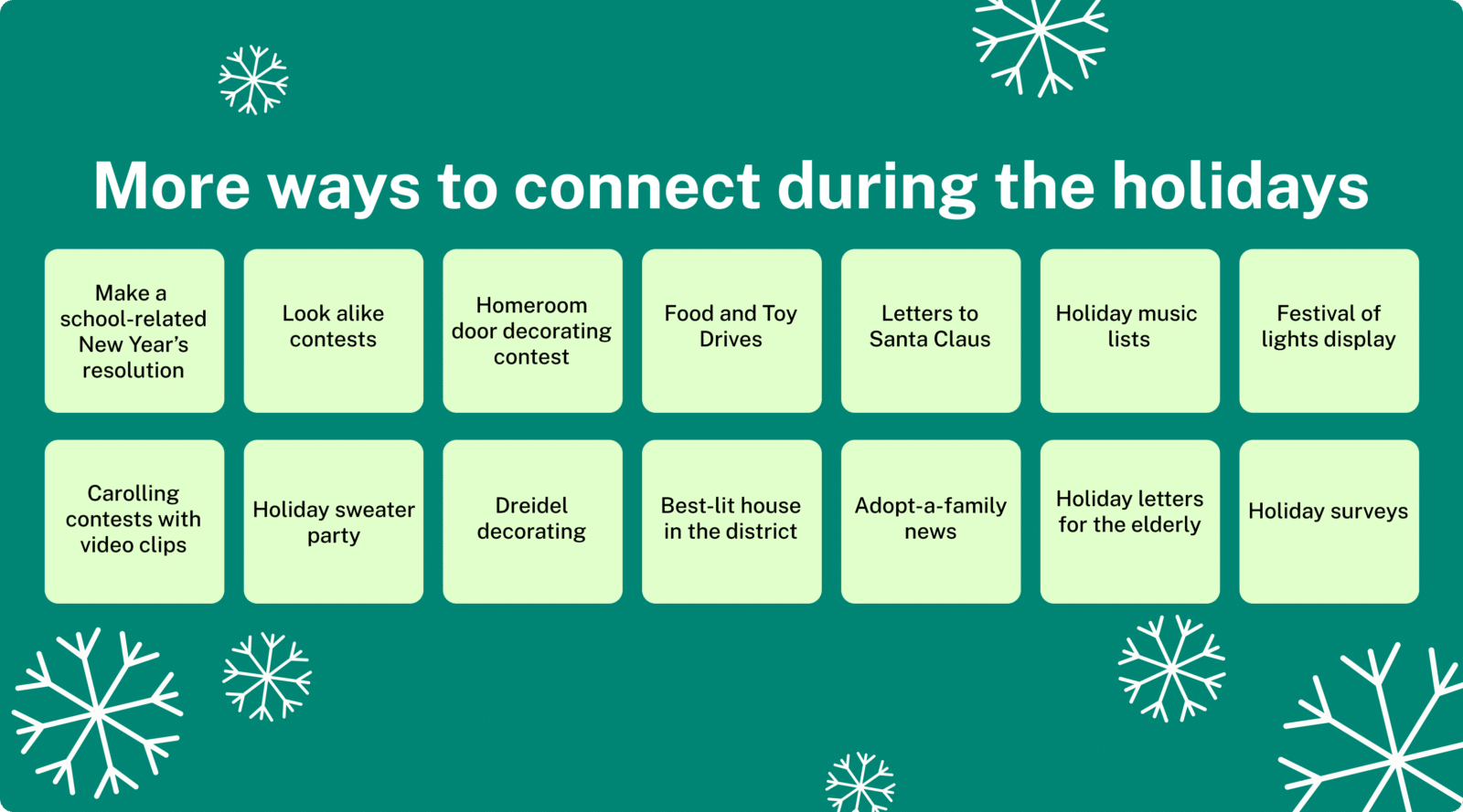 Awesome ideas for your school holiday communication